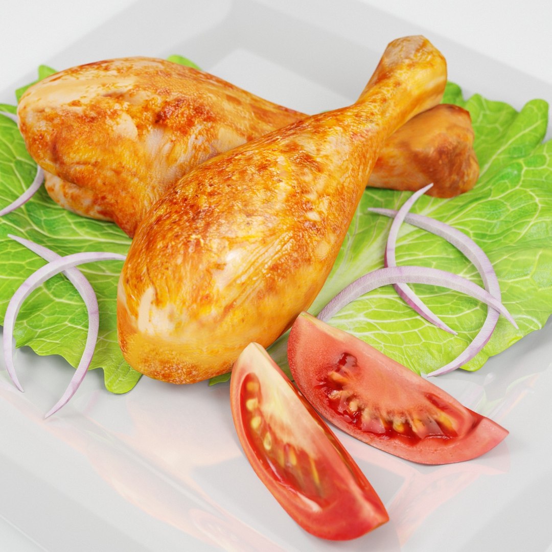 3d Chicken Legs Model
