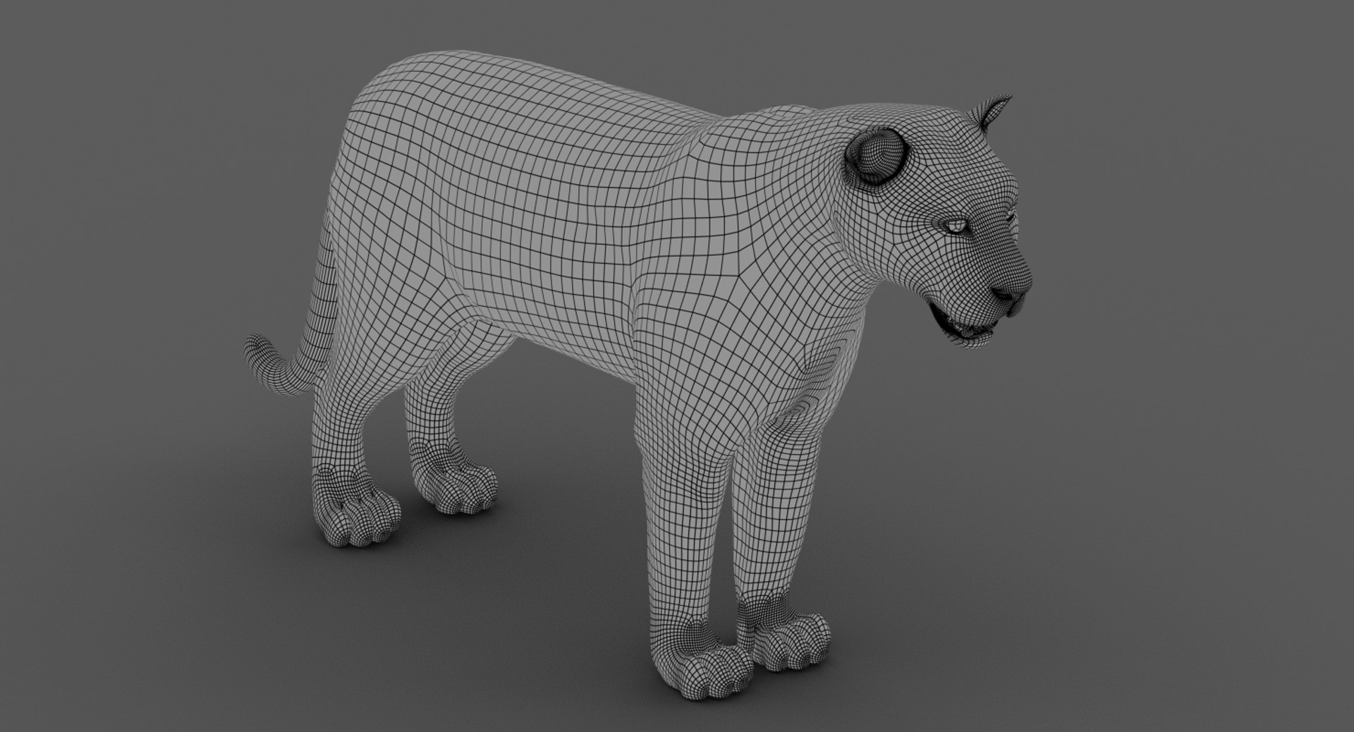 Tiger Rigged Fur Model - TurboSquid 1396777