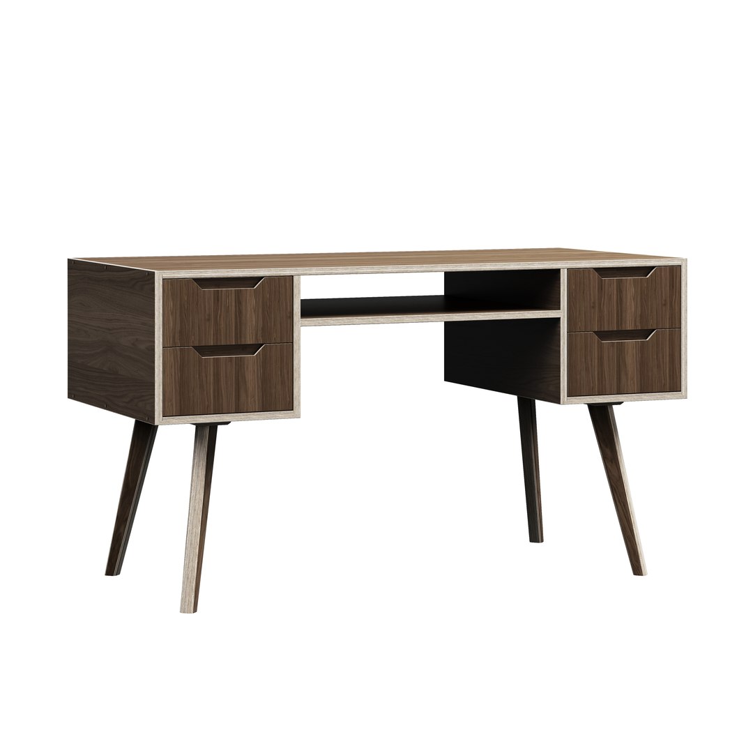 3D Hey Ply Computer Desk - TurboSquid 1647579