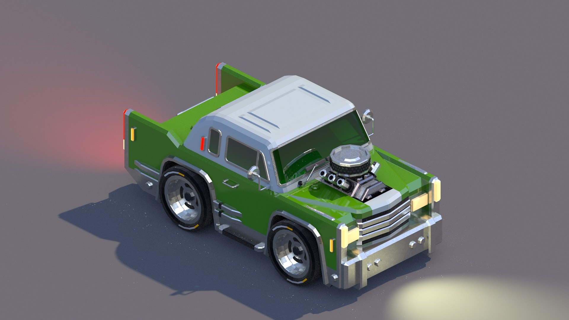 3D Drag Racer - Green Model - TurboSquid 2133661