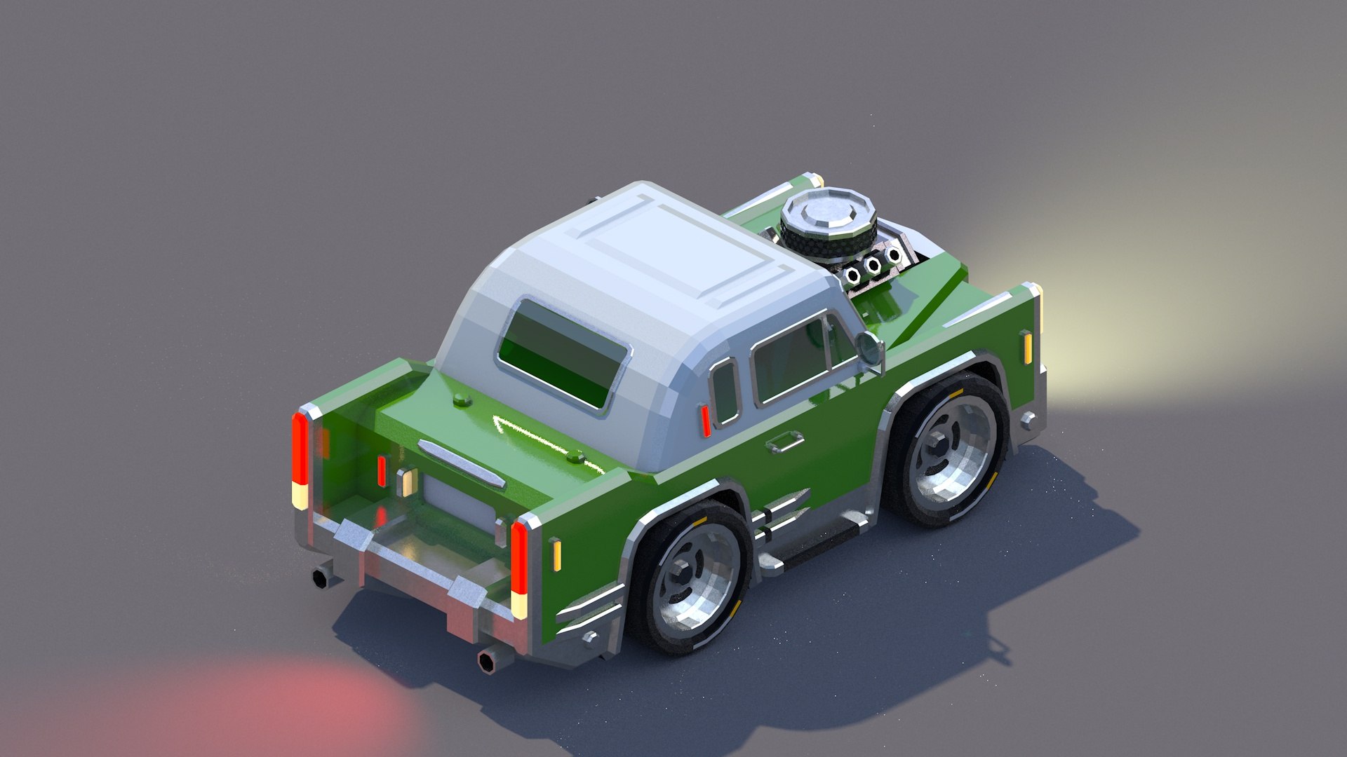 3D Drag Racer - Green Model - TurboSquid 2133661