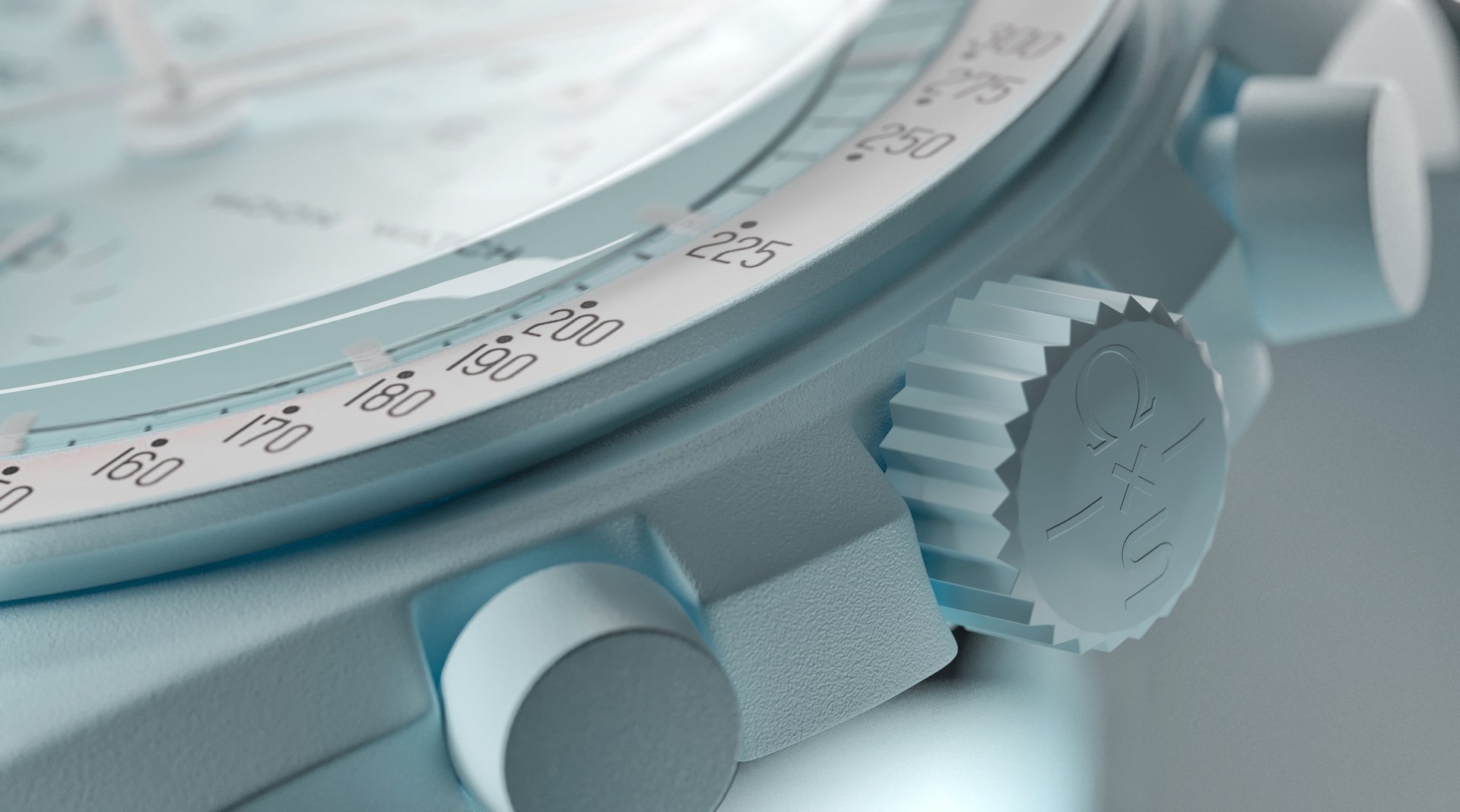 3D Swatch X Omega MoonSwatch Uranus - TurboSquid 1881734