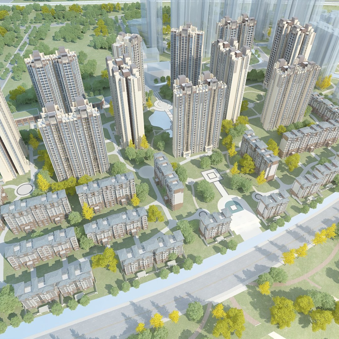 City Block 3D 모델 - TurboSquid 1976672