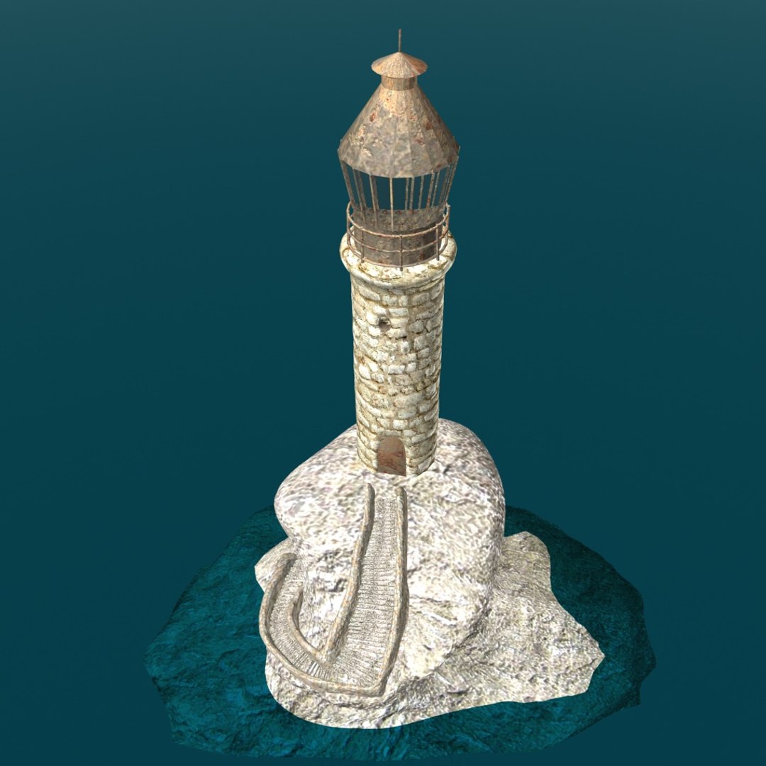3D Old Lighthouse Model - TurboSquid 1178135
