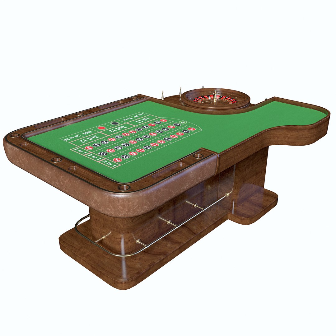 Casino Roulette Table 3D Model - TurboSquid 1717764