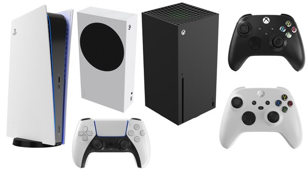 New Generation Consoles 3D model - TurboSquid 1831159