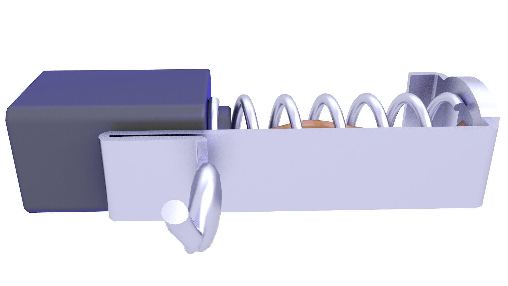 Carbon Brush Spring 1 3D Model - TurboSquid 2257207