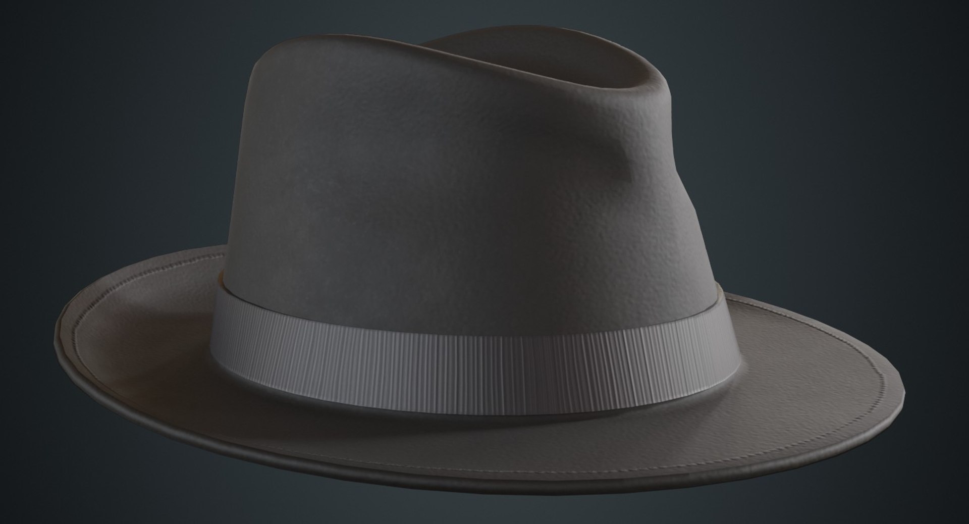 Fedora Hat 1a 3D Model - TurboSquid 1377084