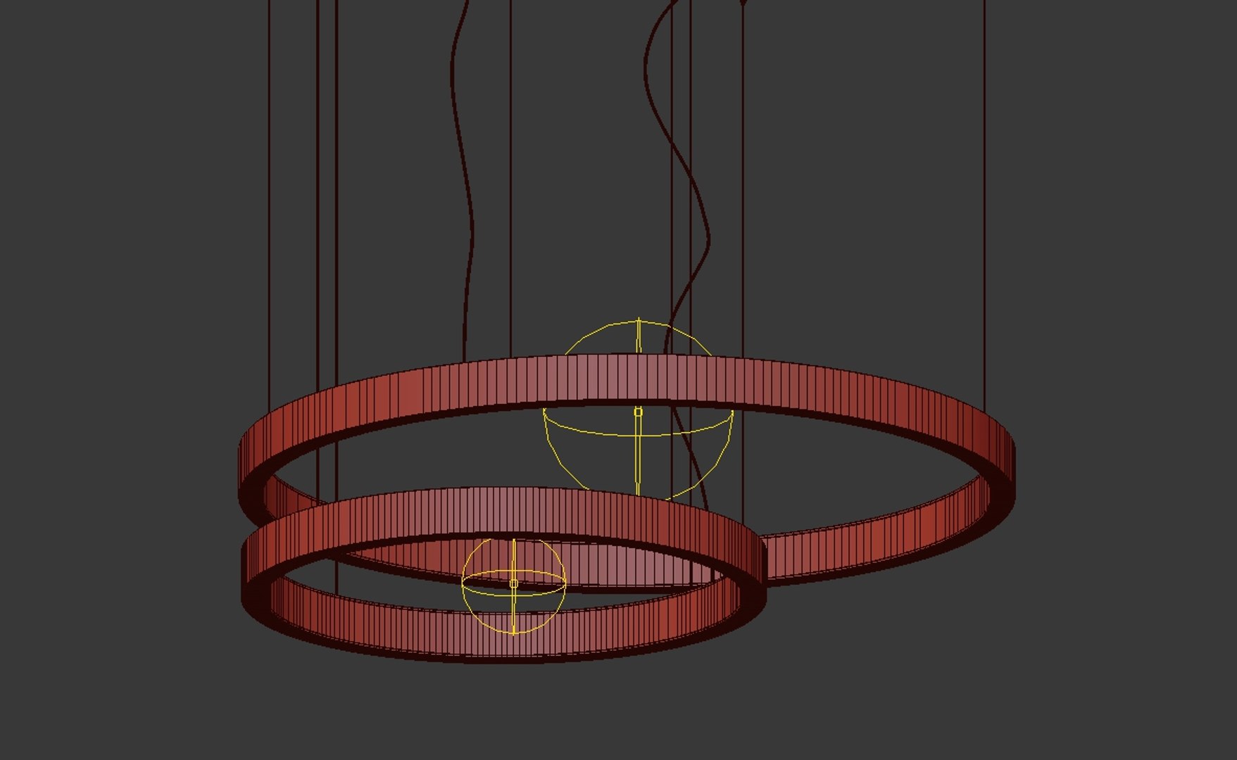 3D Hanging Lamp Hoop Forstlight - TurboSquid 1569277