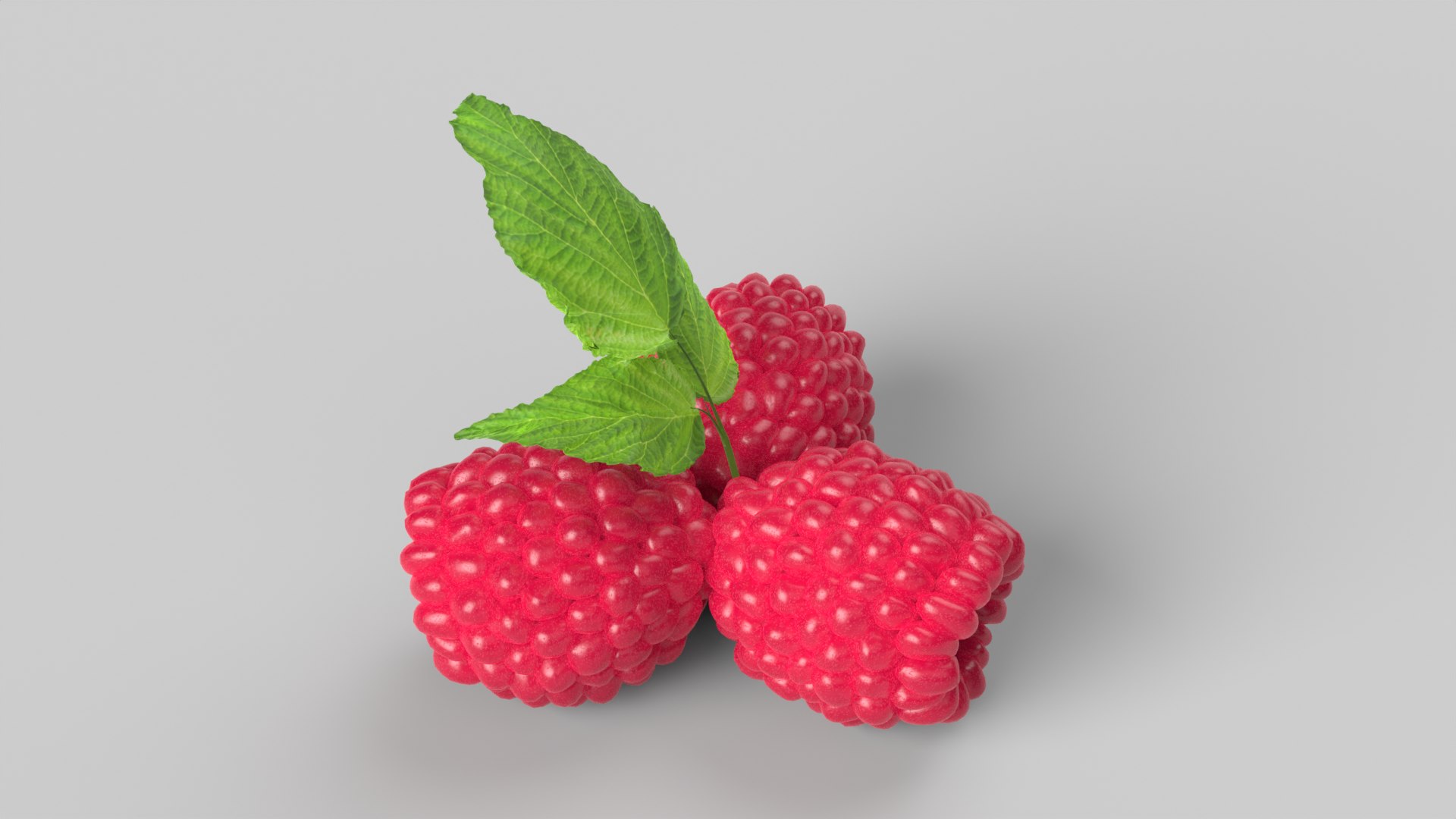 3D Raspberries - TurboSquid 2122550