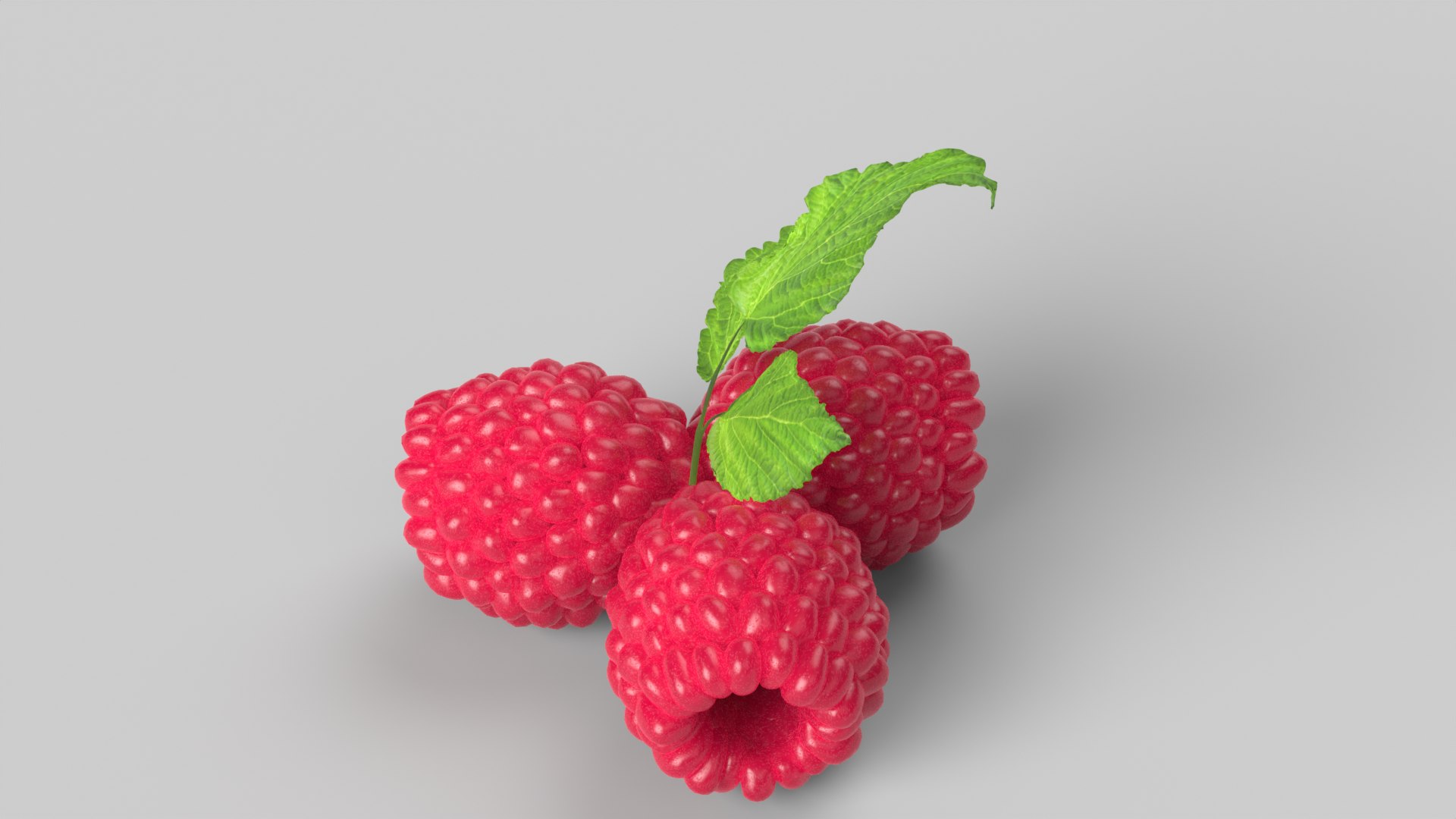 3D Raspberries - TurboSquid 2122550