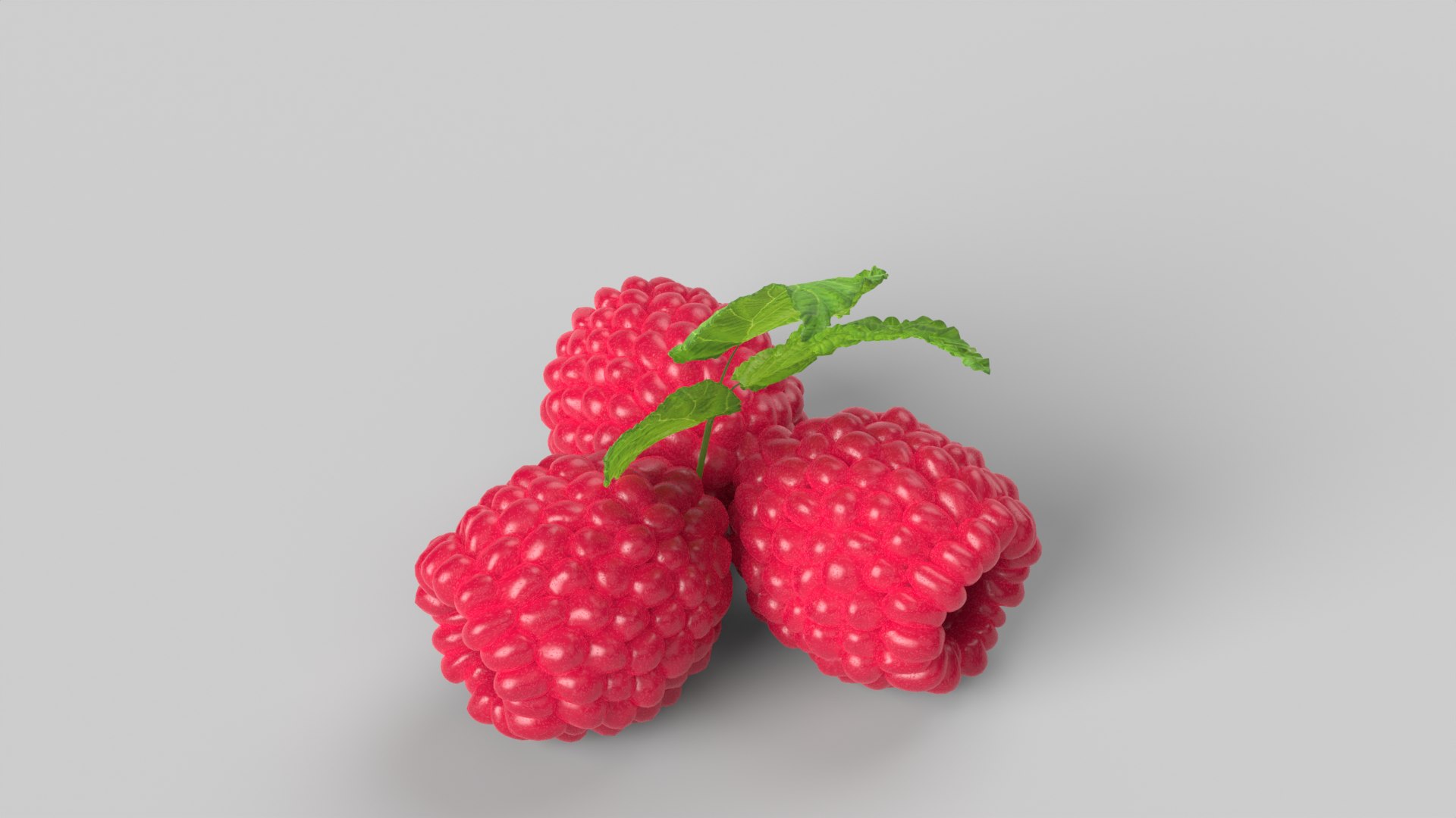 3D Raspberries - TurboSquid 2122550