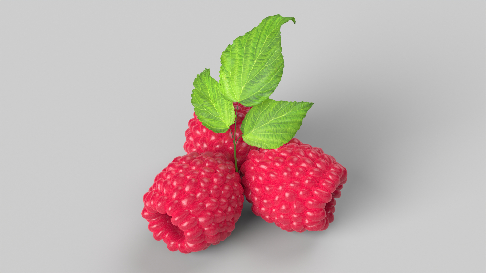 3D Raspberries - TurboSquid 2122550