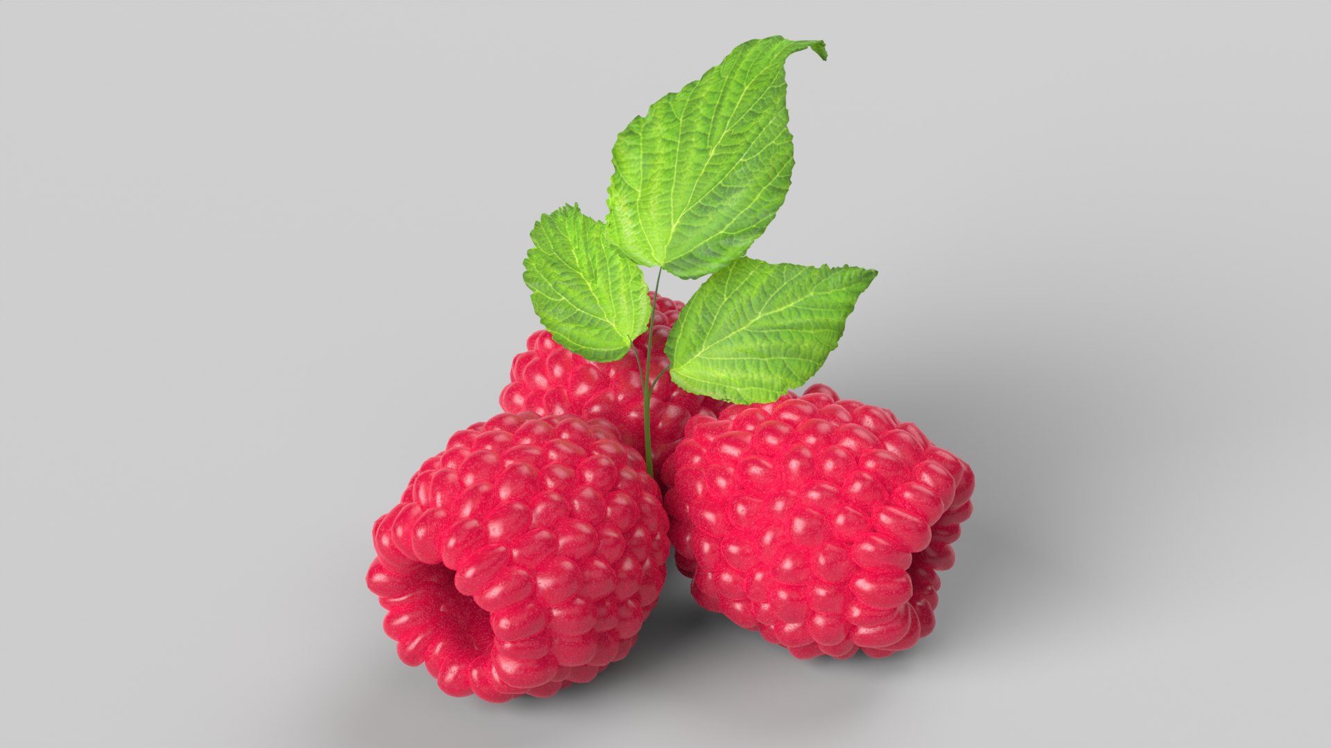 3D Raspberries - TurboSquid 2122550