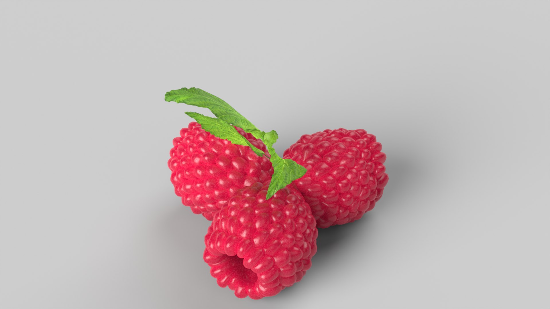 3D Raspberries - TurboSquid 2122550
