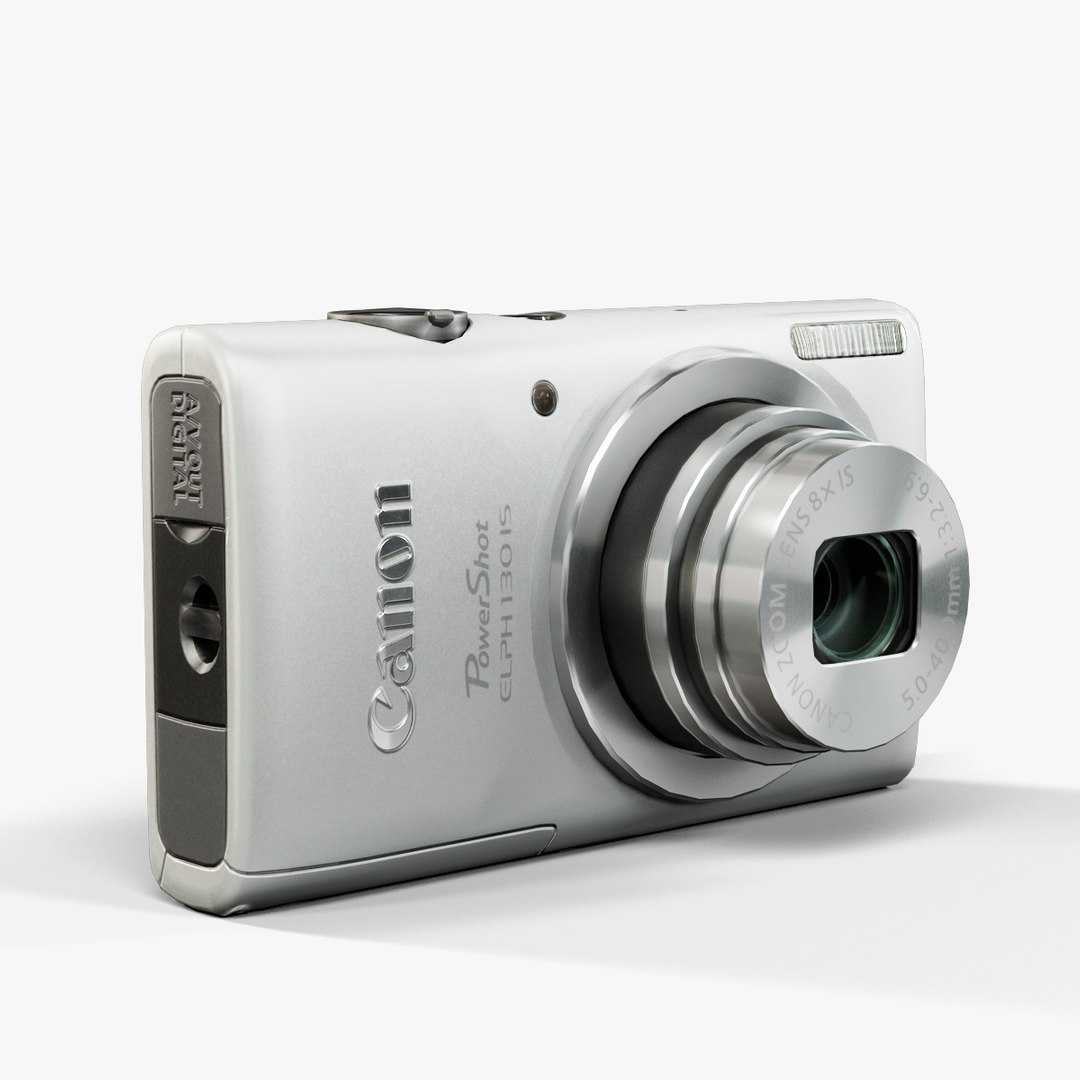 3d Low-poly Canon Powershot Elph