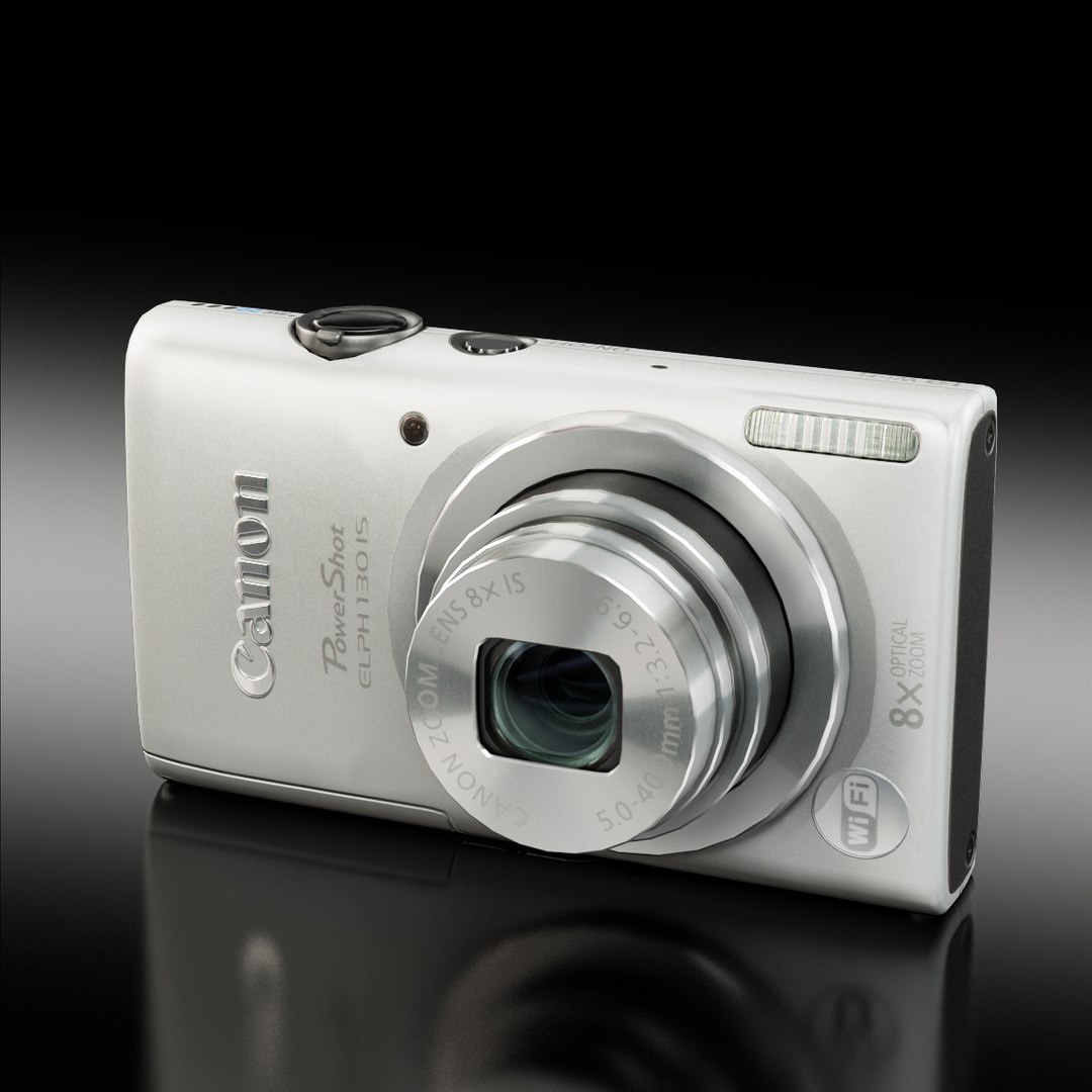3d Low-poly Canon Powershot Elph