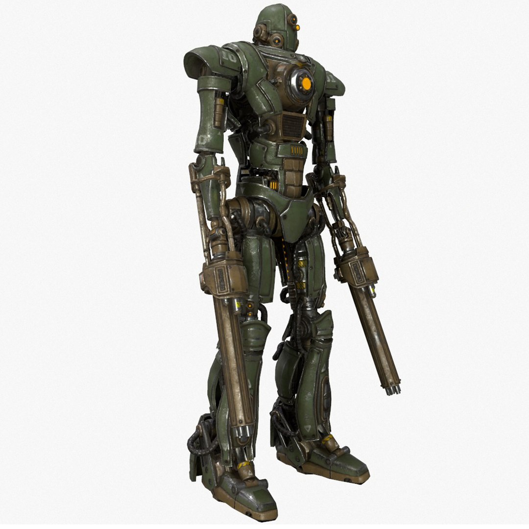 3D sci-fi military soldier mech model - TurboSquid 1597231