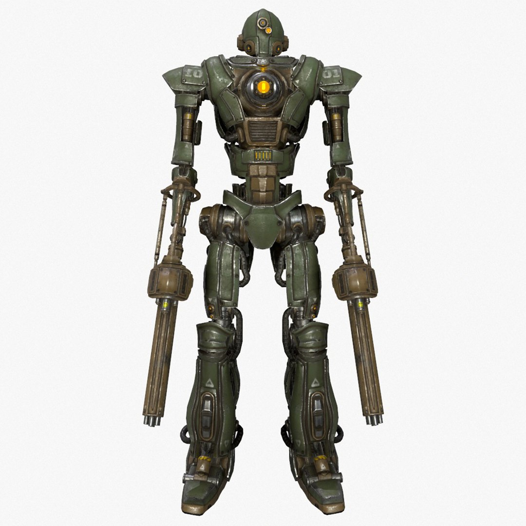 3D sci-fi military soldier mech model - TurboSquid 1597231