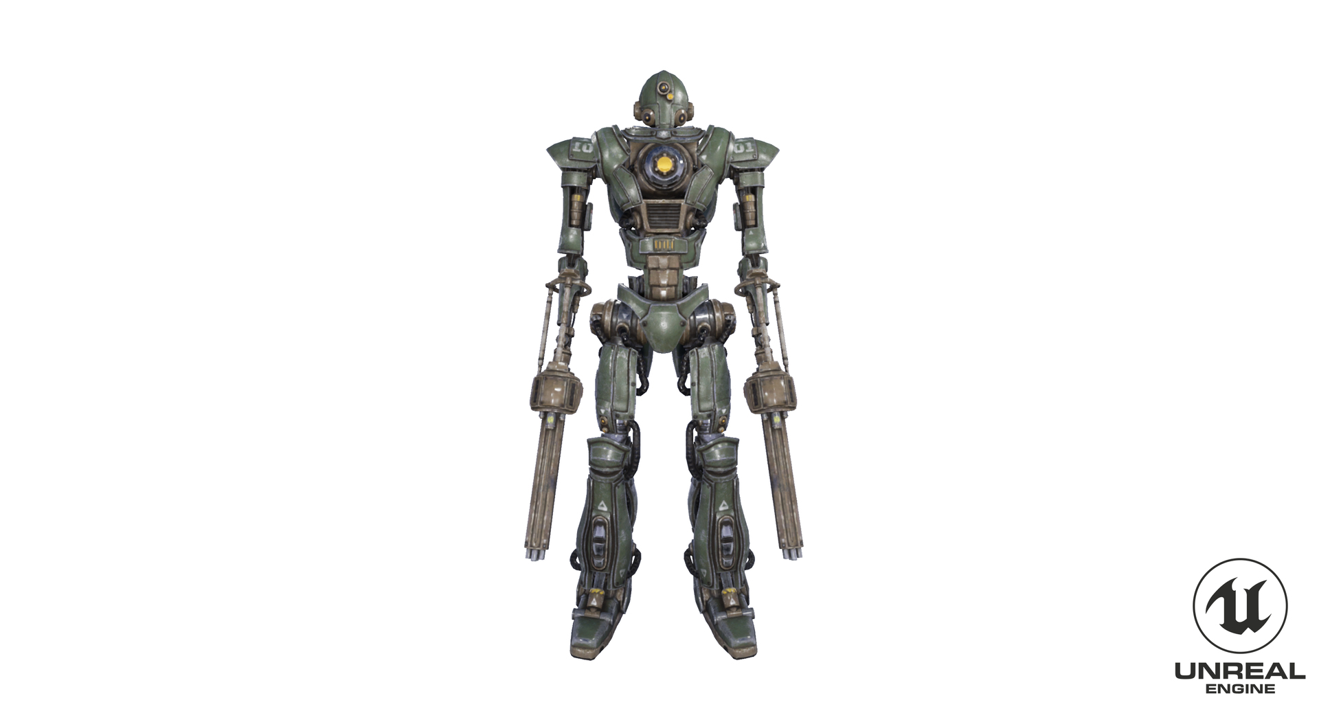3D sci-fi military soldier mech model - TurboSquid 1597231