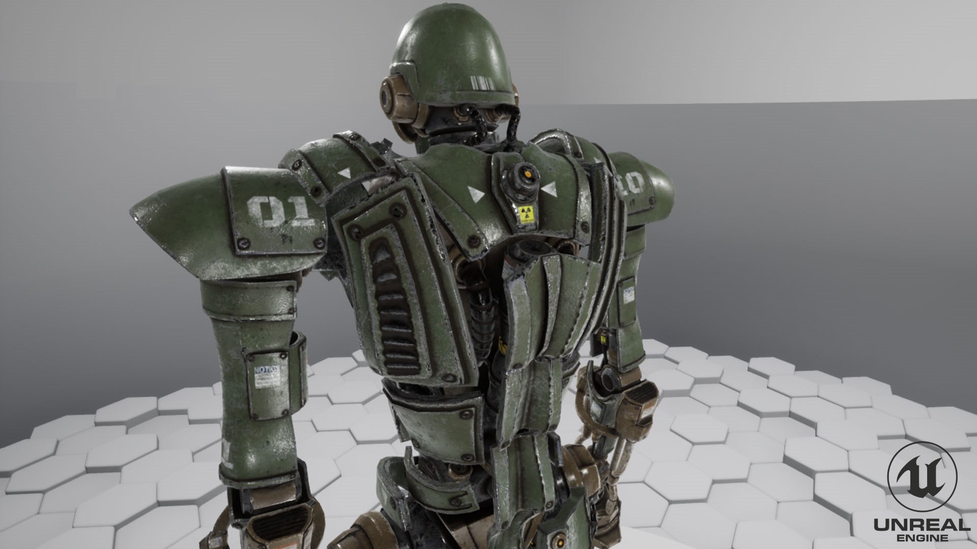 3D sci-fi military soldier mech model - TurboSquid 1597231