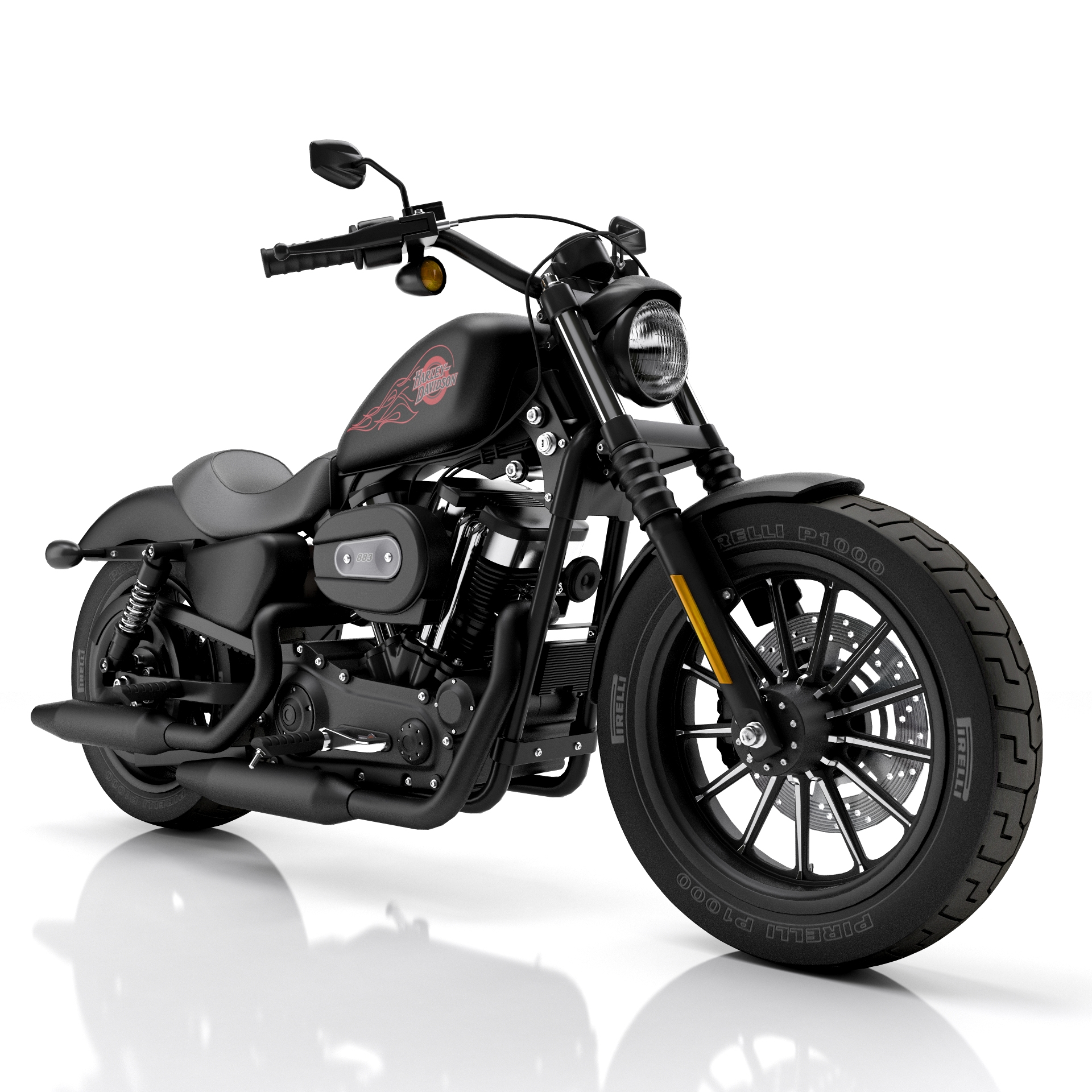modelo 3d Harley Davidson Iron 883 - TurboSquid 1998963