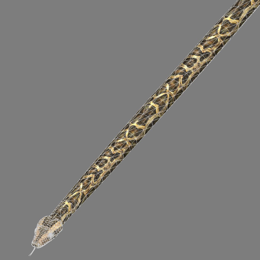 3ds max reptile snake python