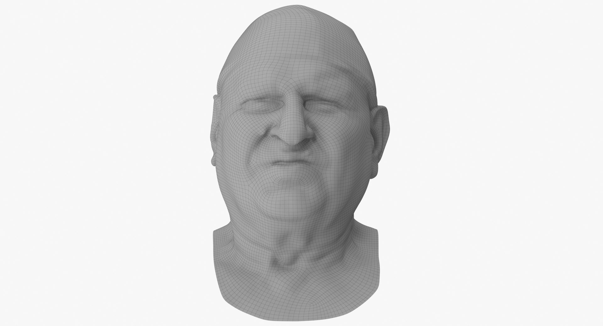 Homer Human Head Nose Wrinkler AU 09 Clean Scan 3D Model - TurboSquid ...