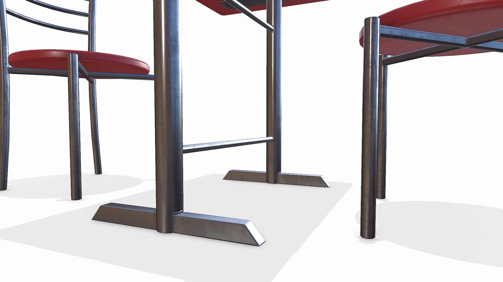 3D Cafe Restaurant Chair And Table Low-poly PBR Model - TurboSquid 2514567