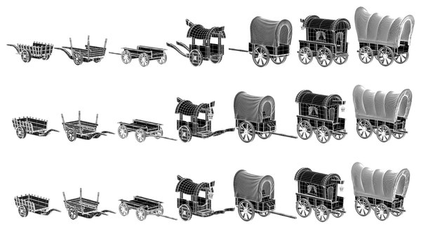 3D Stylized 3D Game Cart model - TurboSquid 2013954