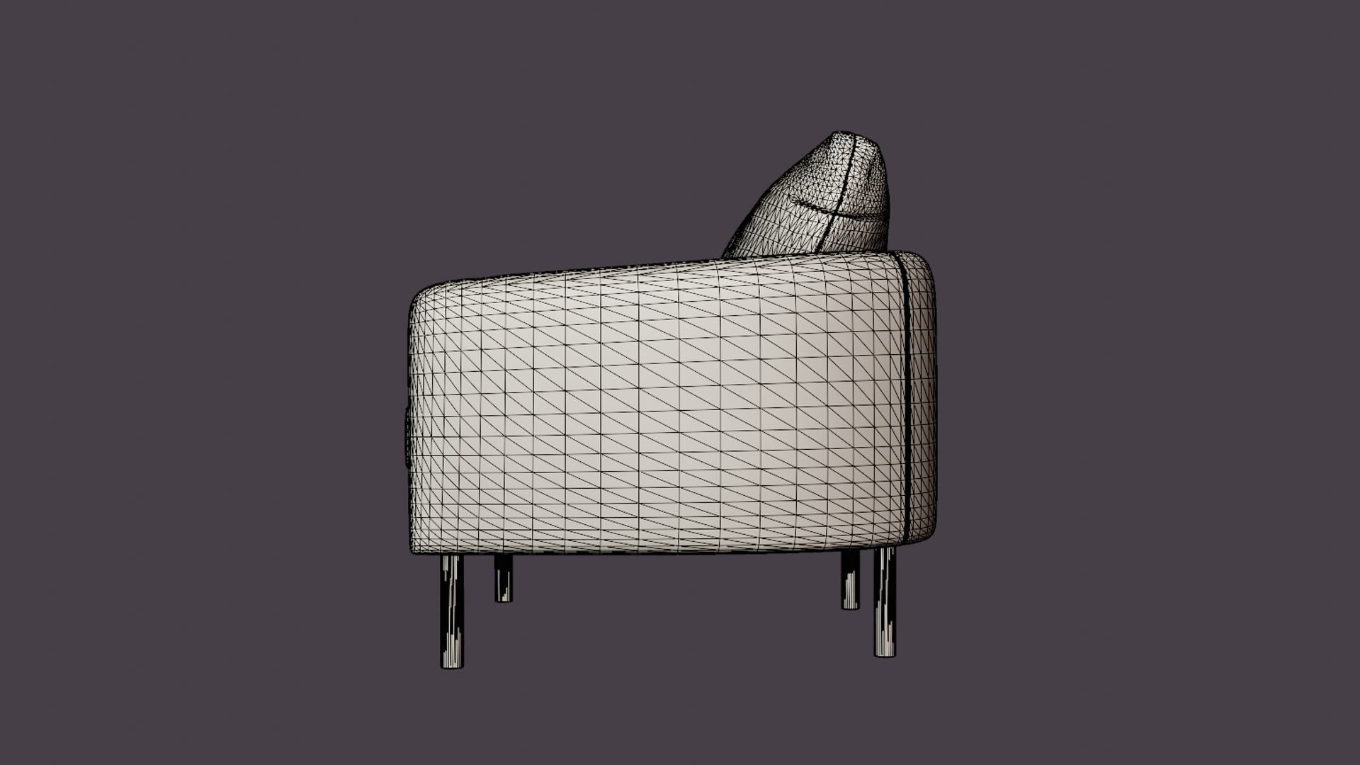 Rhode Island Armchair 3D Model - TurboSquid 2213270