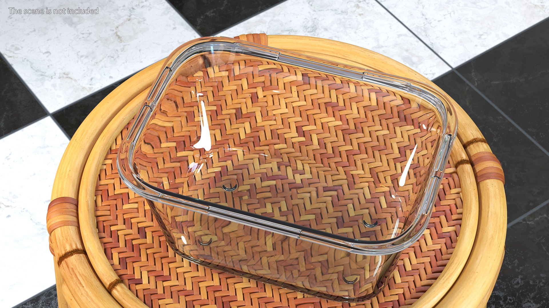 Rectangular Glass Clip Lock Food Container 1800ml 3D Model - TurboSquid ...