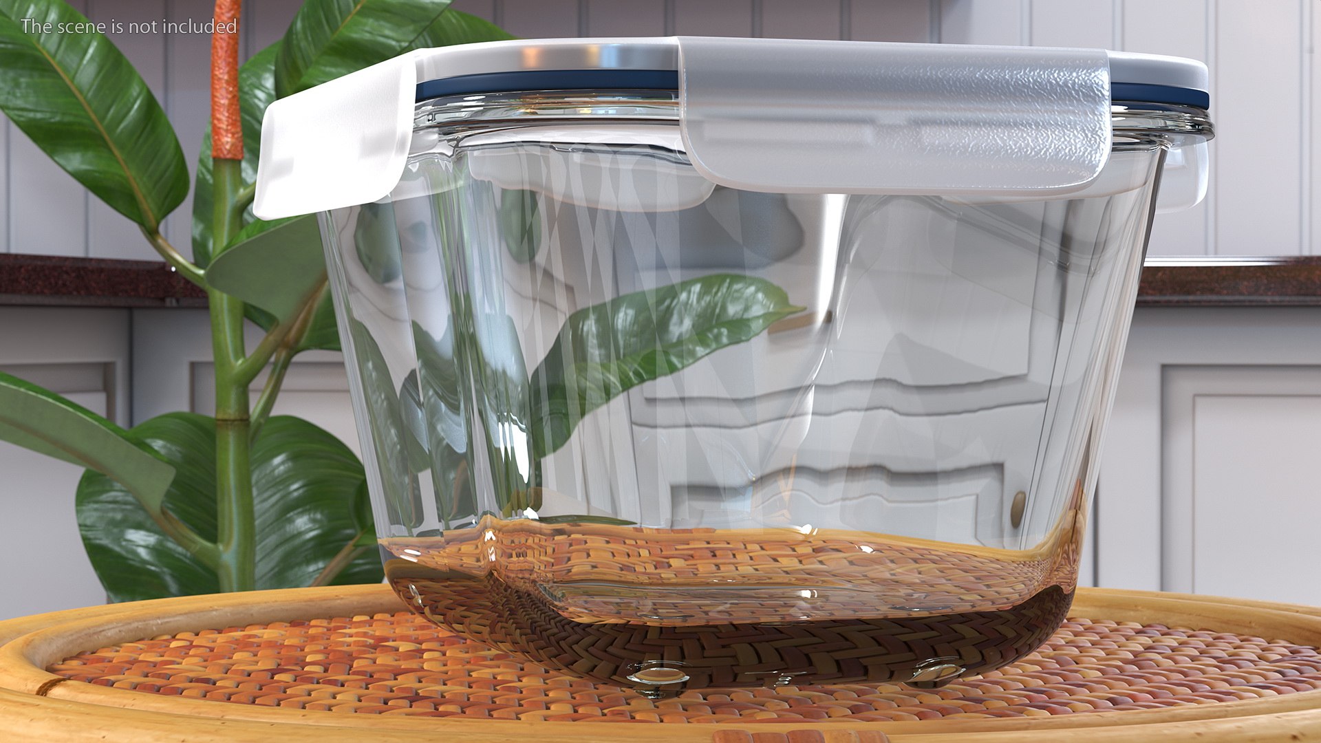 Rectangular Glass Clip Lock Food Container 1800ml 3D Model - TurboSquid ...