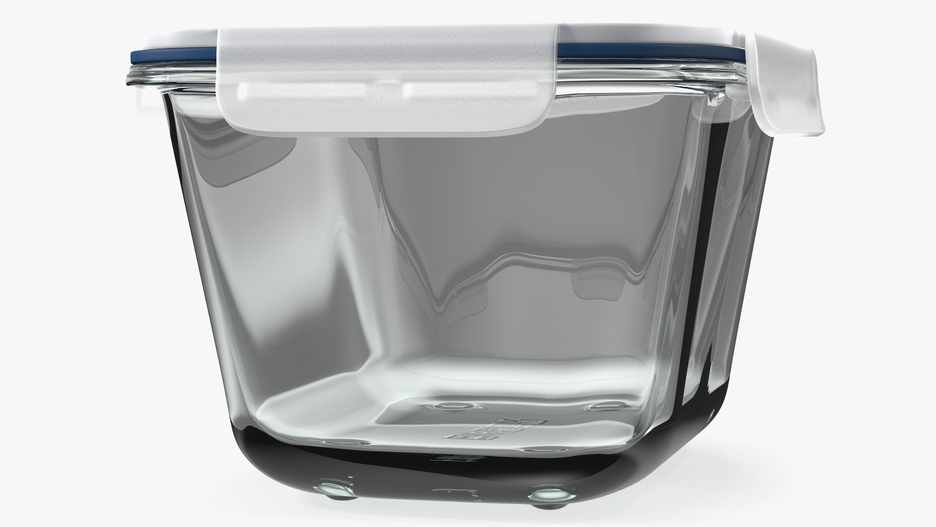 Rectangular Glass Clip Lock Food Container 1800ml 3D model - TurboSquid ...