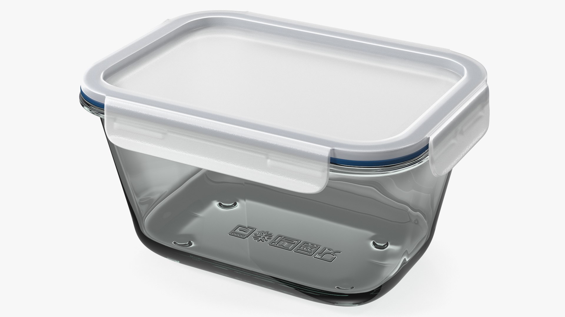 Rectangular Glass Clip Lock Food Container 1800ml 3D model - TurboSquid ...