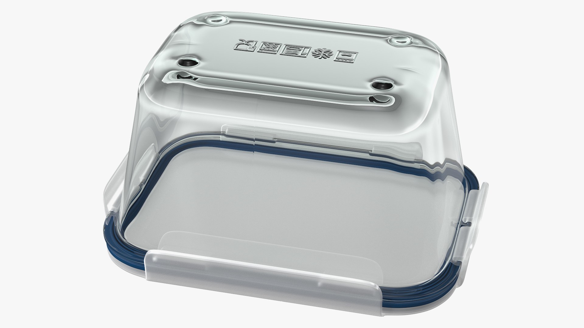 Rectangular Glass Clip Lock Food Container 1800ml 3D model - TurboSquid ...