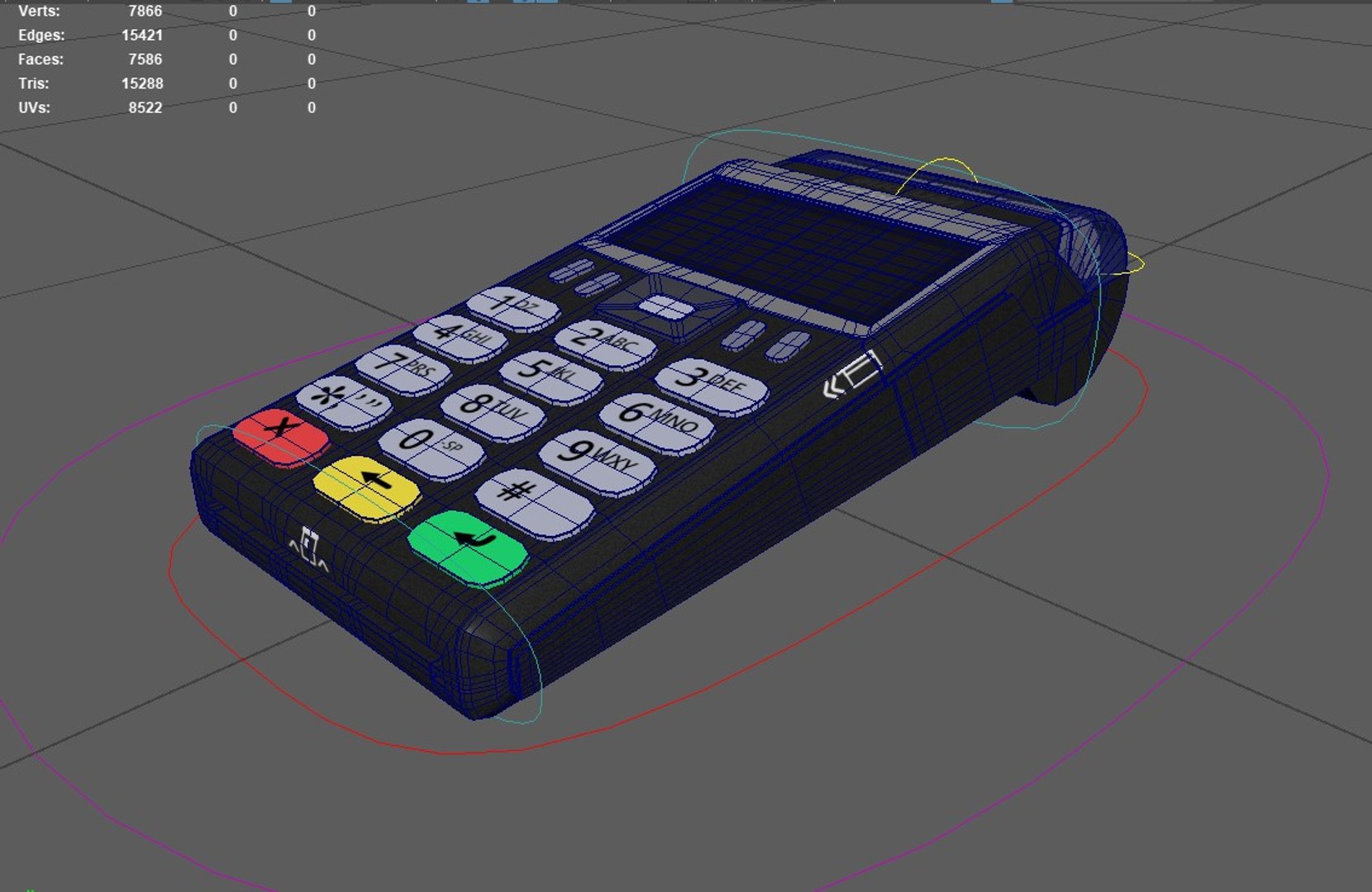 POS Terminal model - TurboSquid 2181627