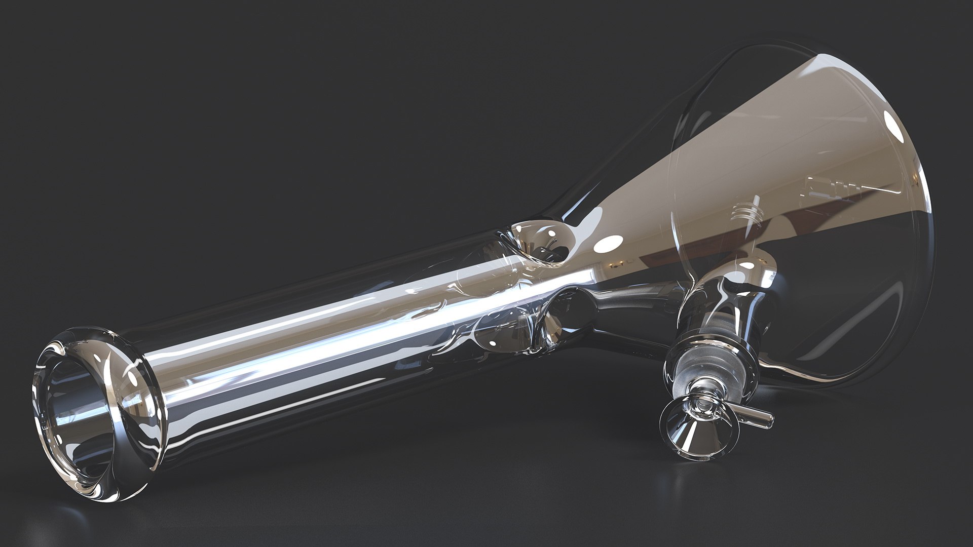 3D Glass Beaker Bong - TurboSquid 1997940