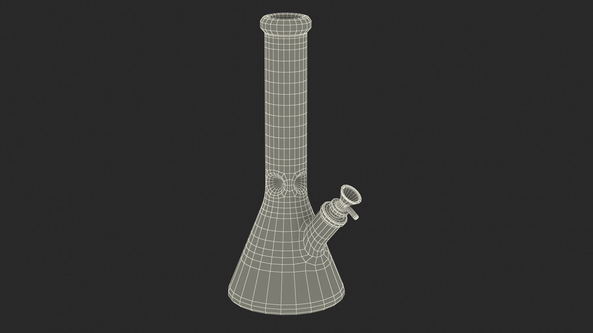 3D Glass Beaker Bong - TurboSquid 1997940