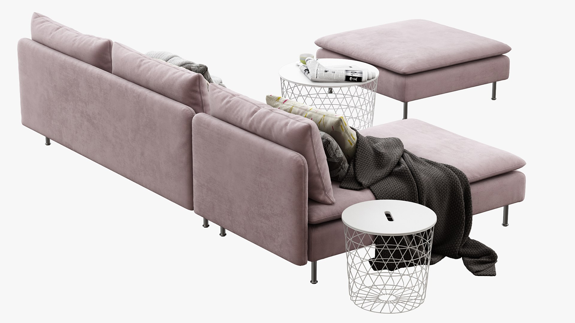 3D Model Ikea Soderhamn Sofa Series - TurboSquid 1300221