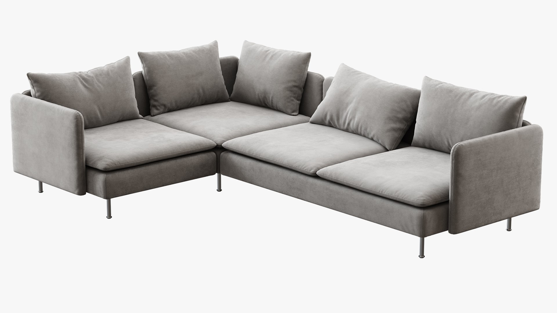 3D Model Ikea Soderhamn Sofa Series - TurboSquid 1300221