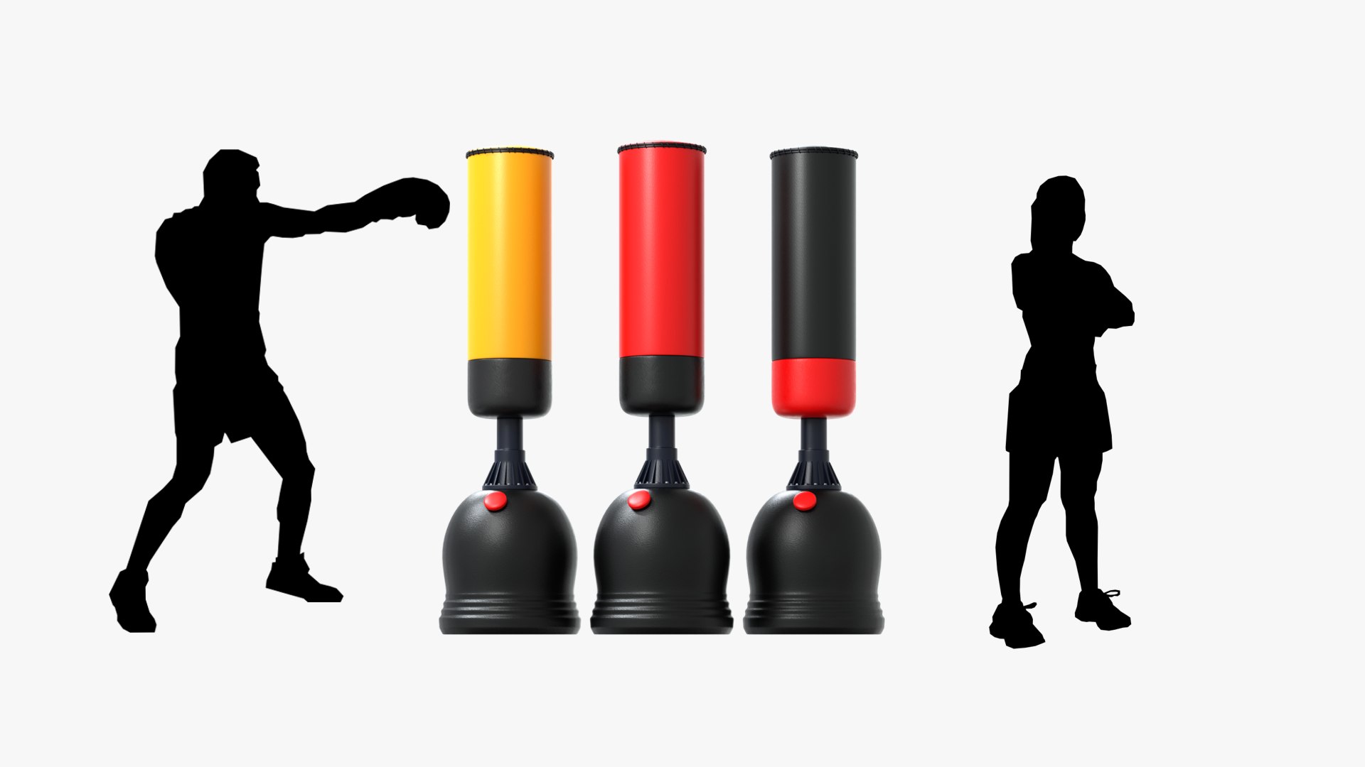 Standing Punching Bag 3D Model - TurboSquid 2045571