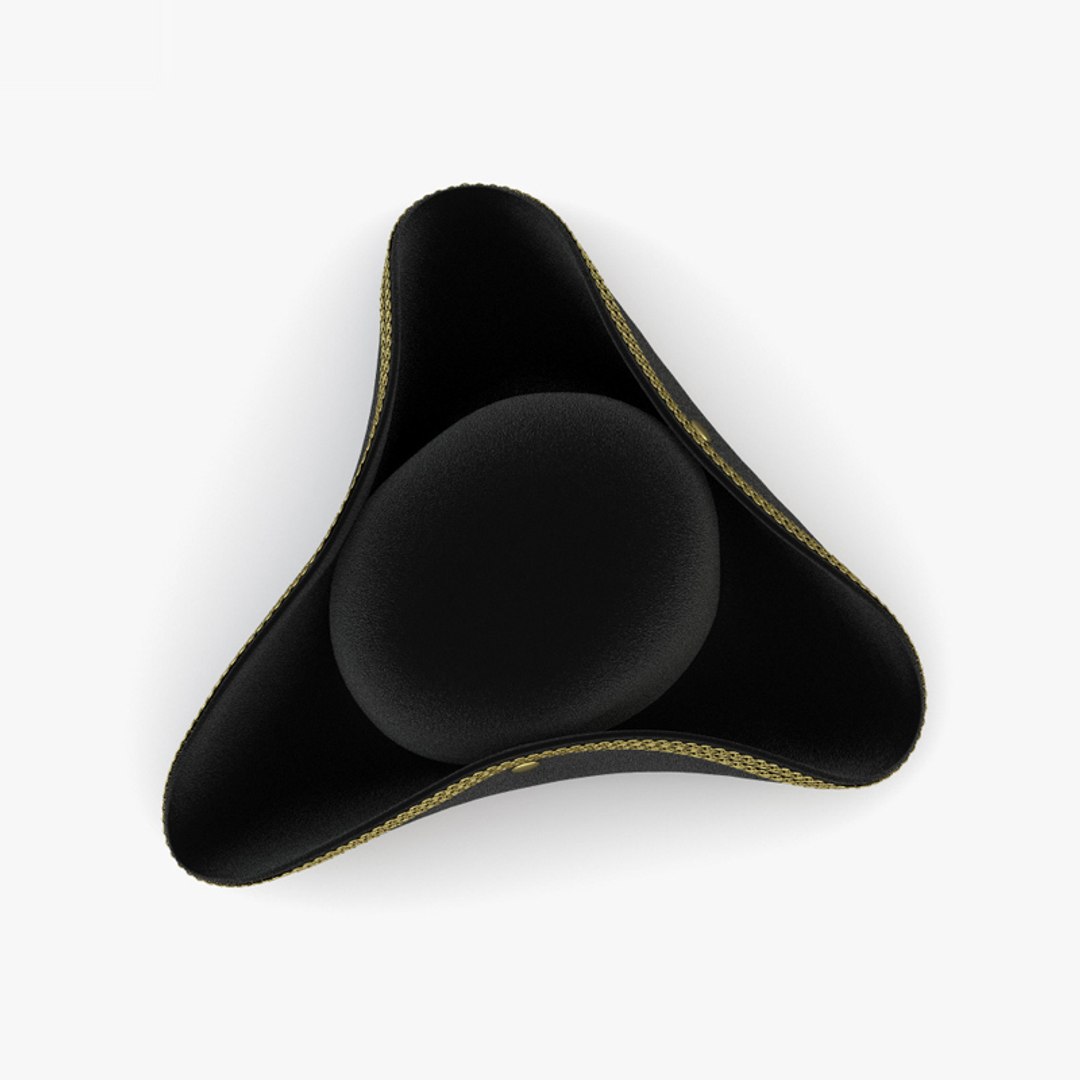 Tricorne hat 3D model - TurboSquid 1678079