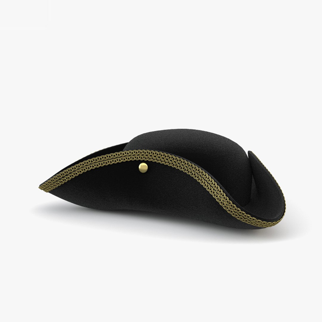 Tricorne hat 3D model - TurboSquid 1678079