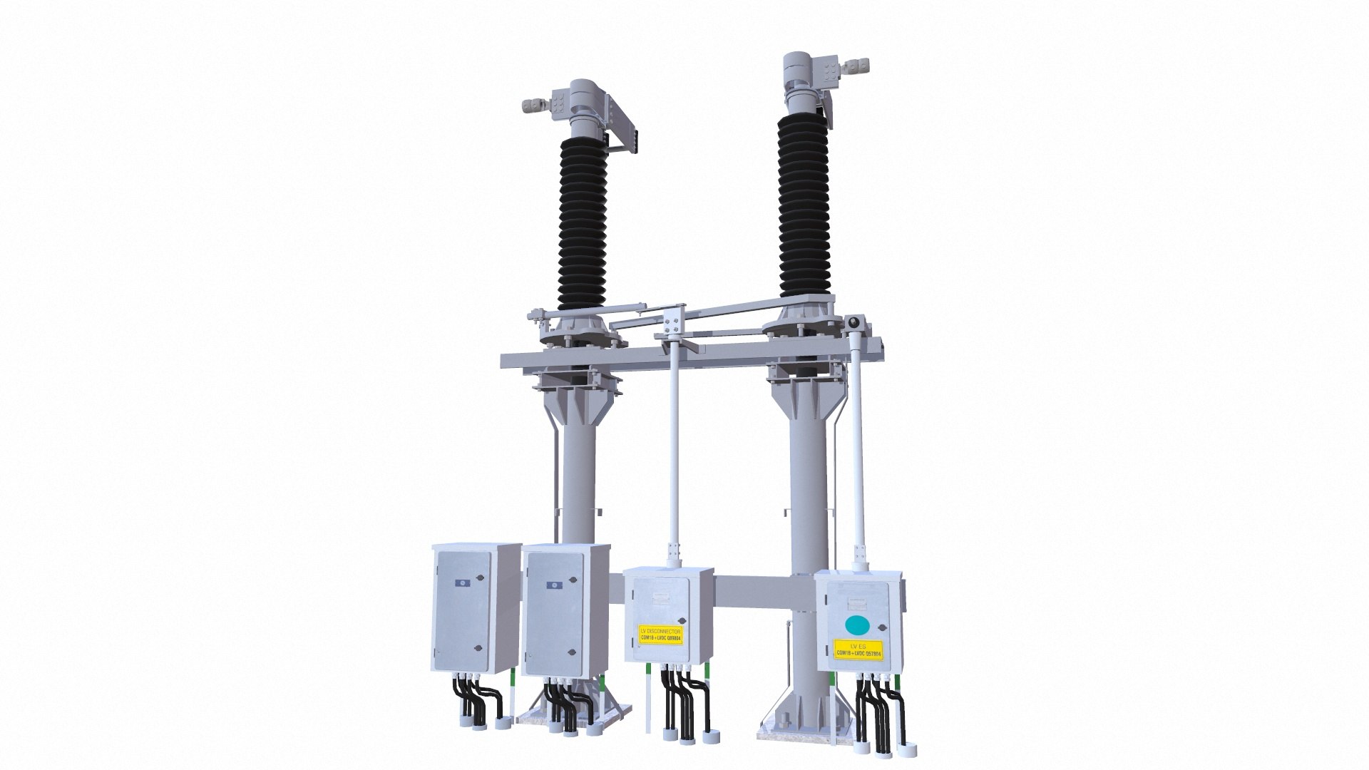Electrical Accessories OPEN LV DISCONNECTOR EARTH SWITCH 3D Model ...