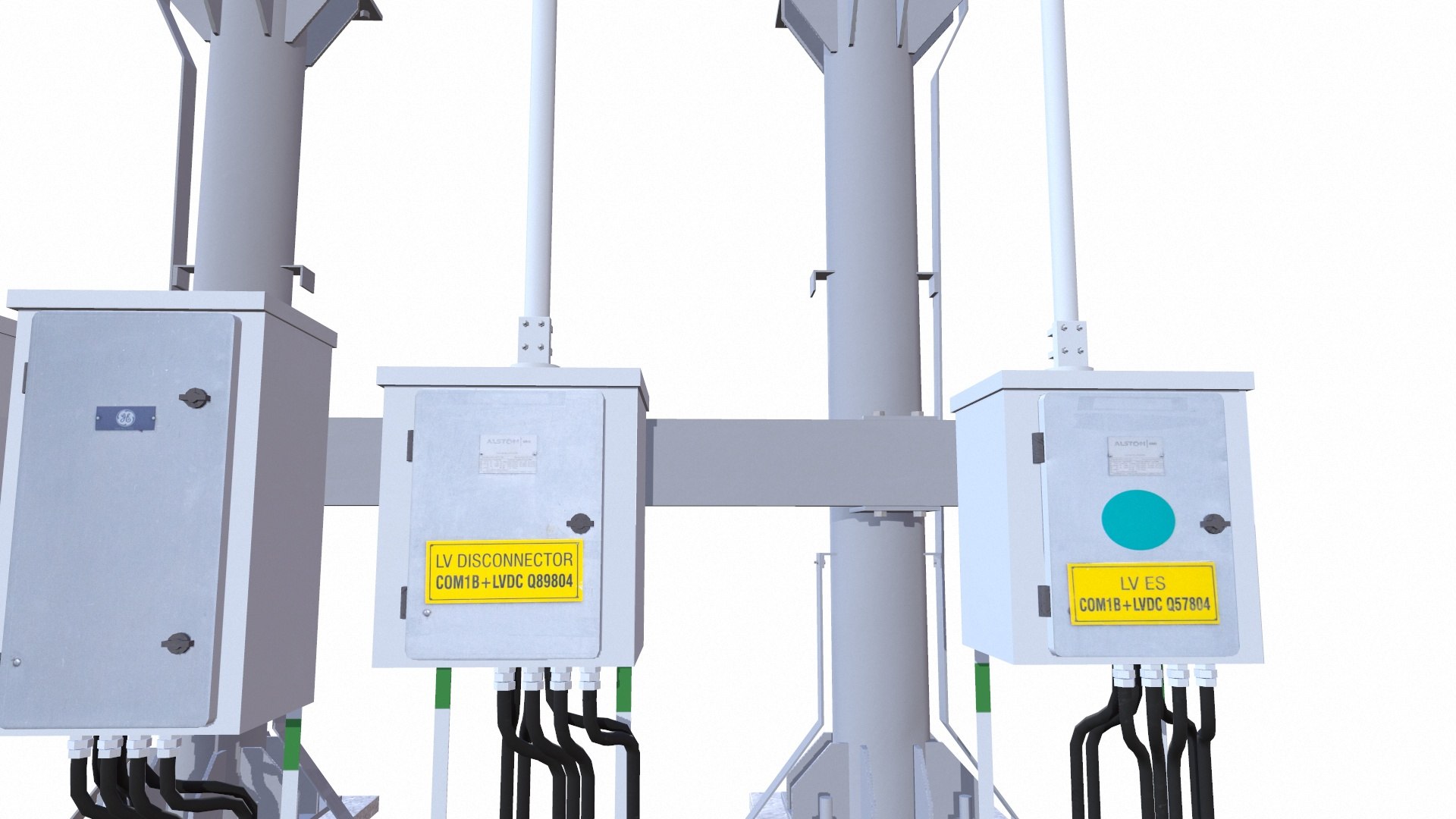 Electrical Accessories OPEN LV DISCONNECTOR EARTH SWITCH 3D Model ...