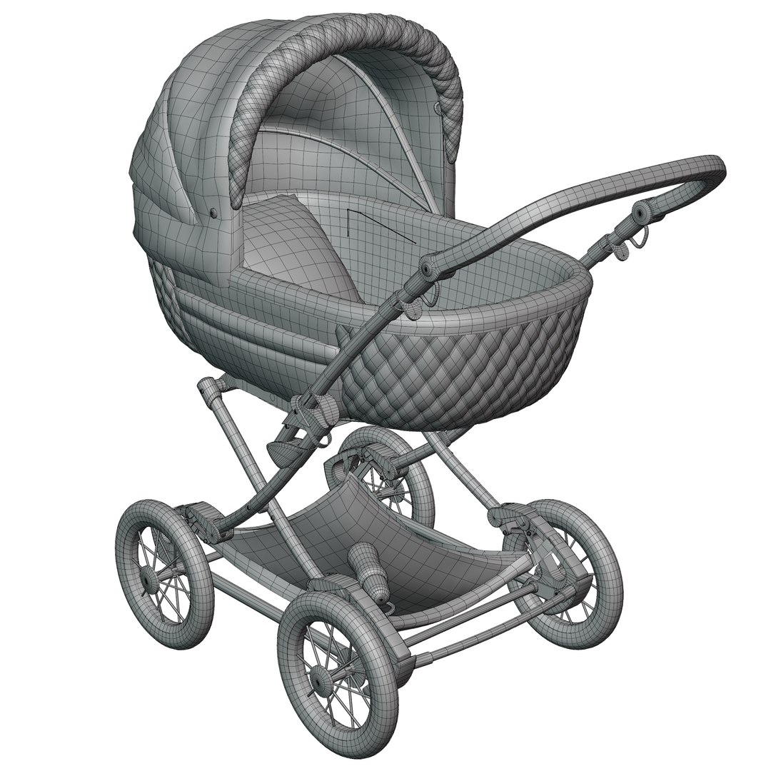 Baby Carriage 3D - TurboSquid 2148276