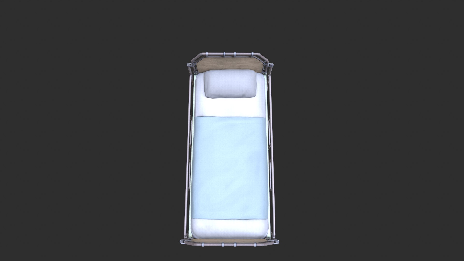 3D Hospital Bed Model - TurboSquid 2373577