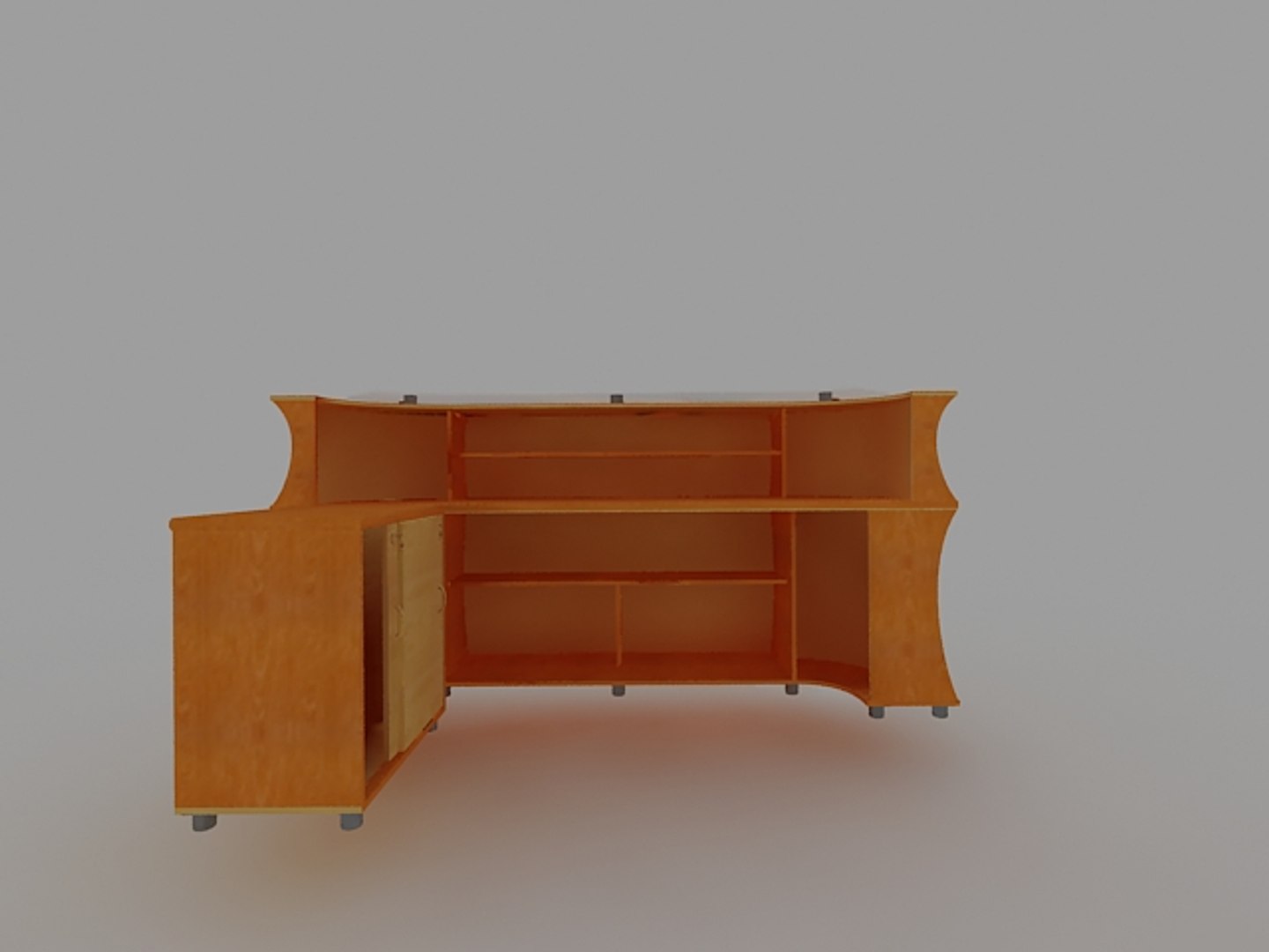 3d Counter Desk