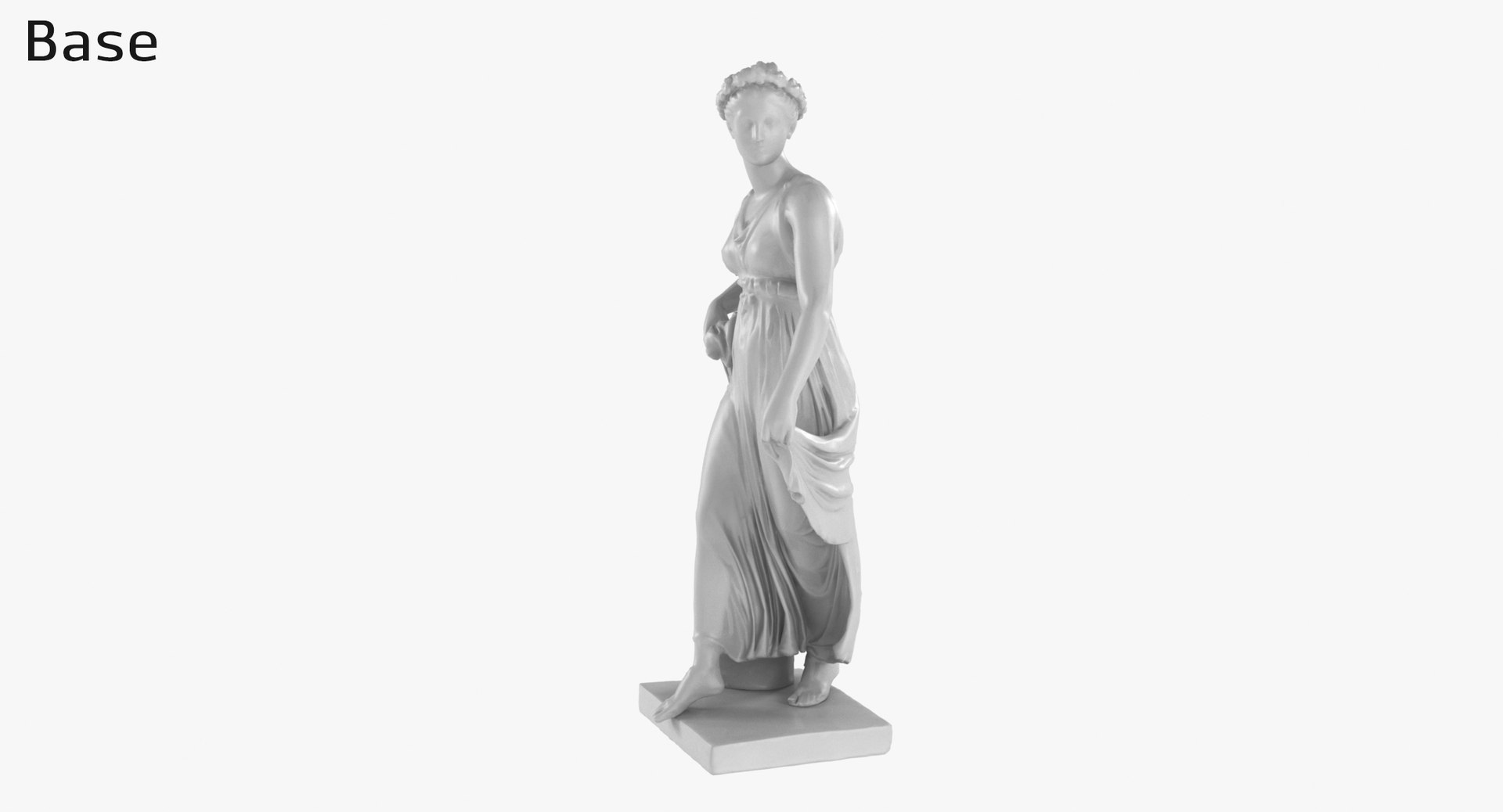 3D Dancing Girl Statue - TurboSquid 1880898